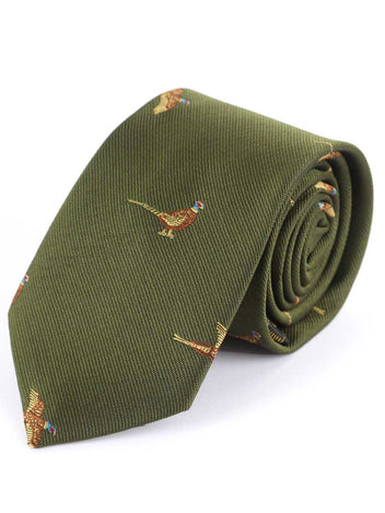 Woven Silk Shooting Ties | The Shooting Sock Co.