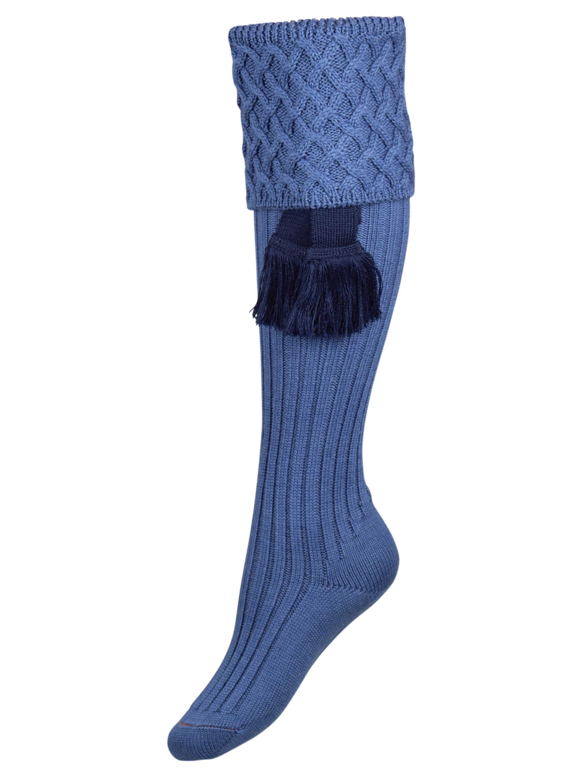 Denim Rannoch Women's Shooting Socks | Merino Wool, British Made
